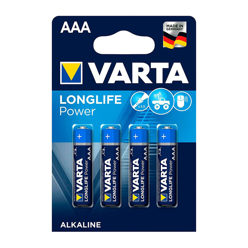 PILE - AAA LR03 - 1,5V - (pack de 4 piles)