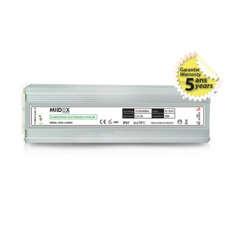 ALIMENTATION - 24VDC - 200W - IP67