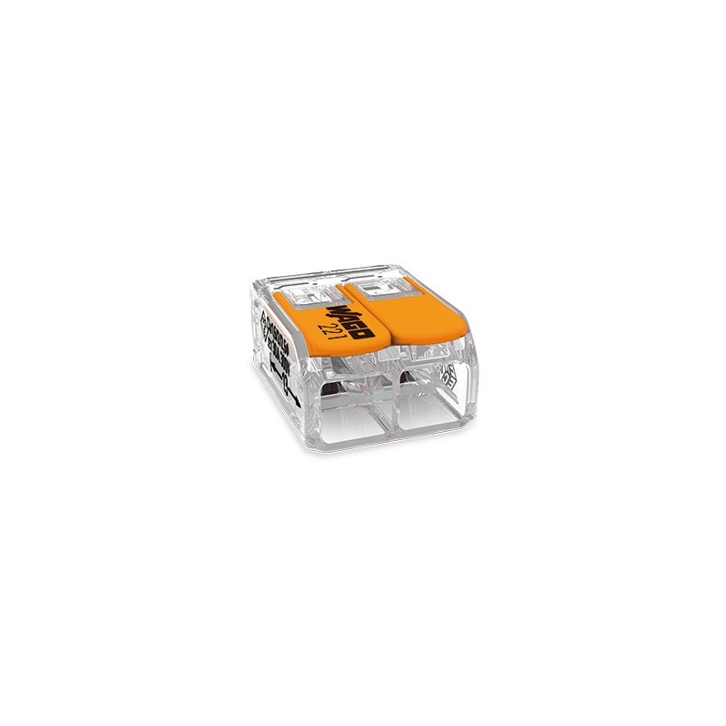 CONNECTEUR - 2 FILS - SOUPLE/RIGIDE - 0,5 A 6² - (la boite de 50)