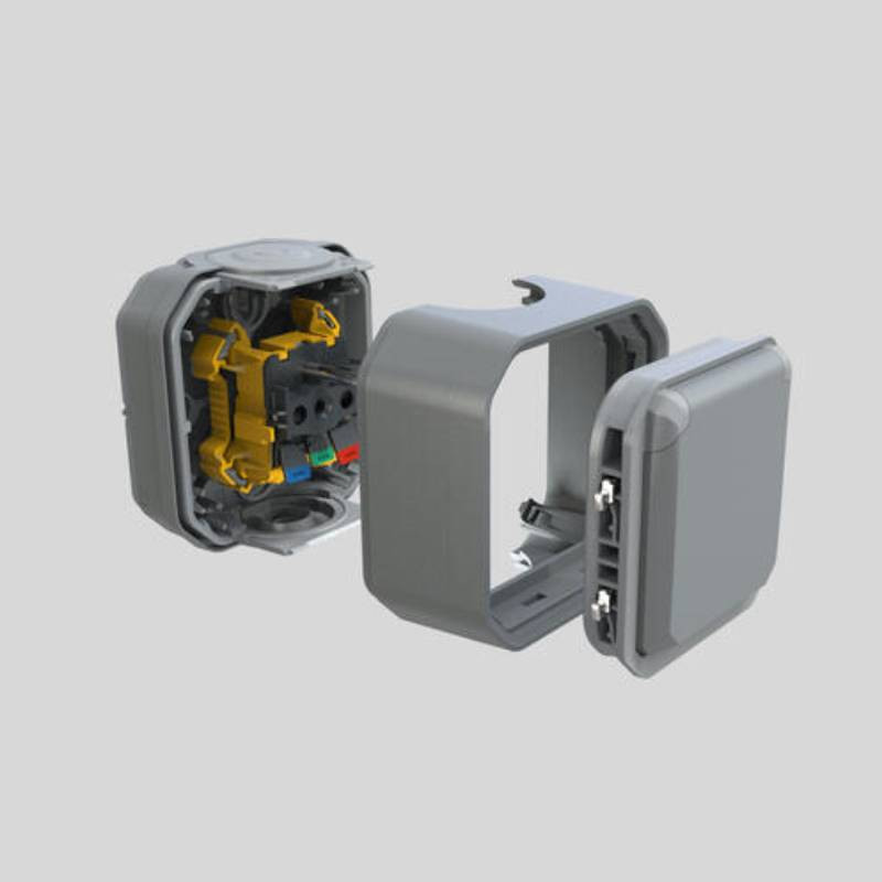 069601L - LEGRAND Boîtier étanche Plexo - Saillie - 1 poste - Anthracite