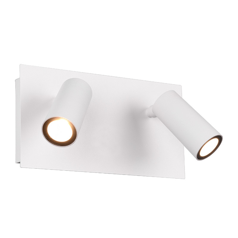 SPOT DOUBLE/APPLIQUE LED - 2X3W - 830 - 2X420LM - BLANC - IP54