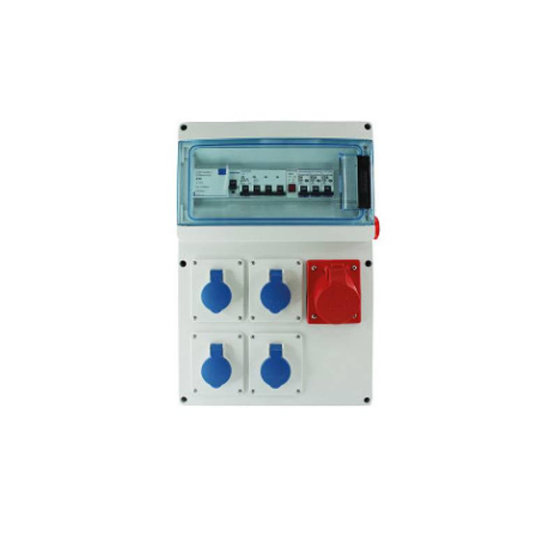 COFFRET - MONTE/CABLE - 4PC 2P+T - 3P+N+T - DISJONCTEUR - ARRET D'URGENCE