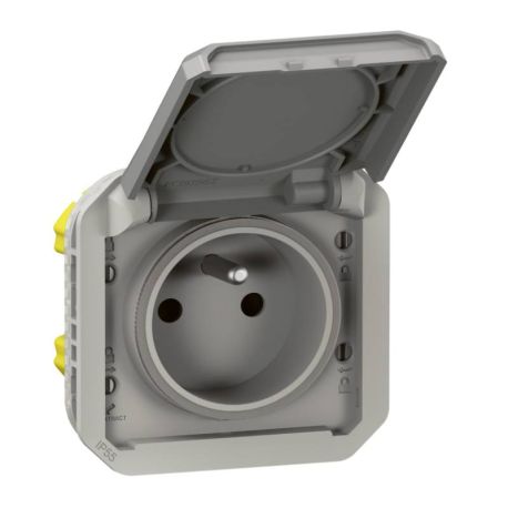 069731L - LEGRAND Prise de courant 2P+T étanche Plexo - 16A - Complet