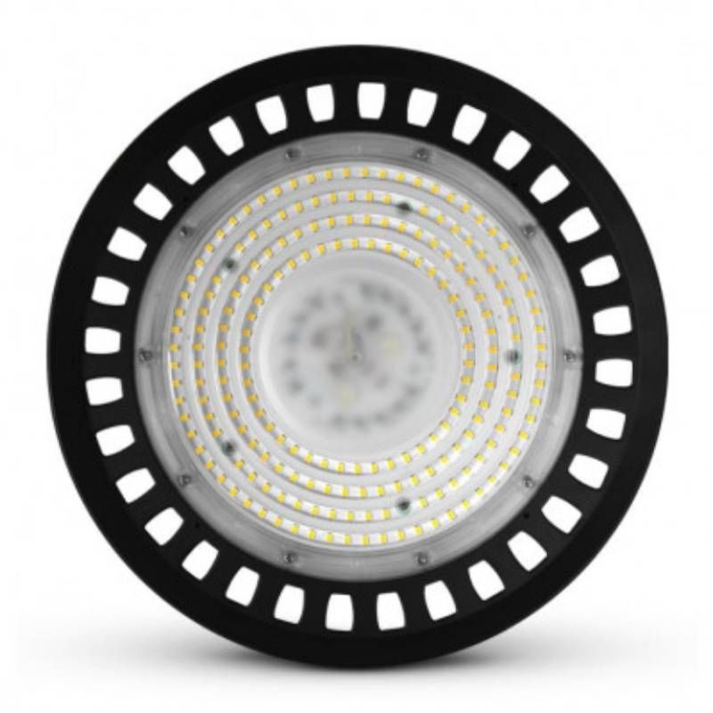 HIGH BAY LED - 100W - 840 - 10500LM - IP65 - NOIR