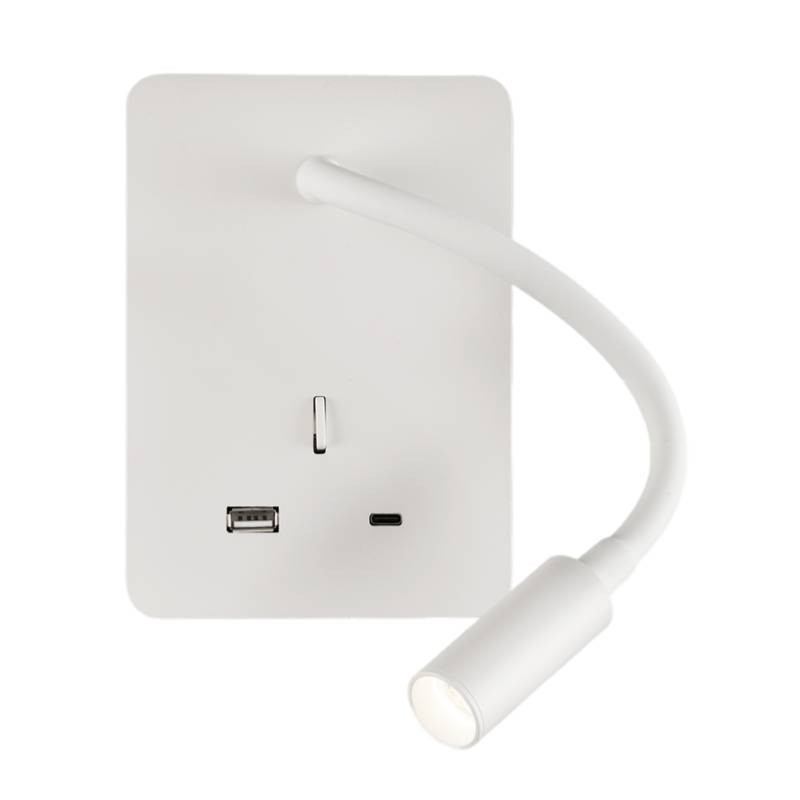 LISEUSE LED - SENDA - 3W - 830 - 285LM - BLANC - USB A/C