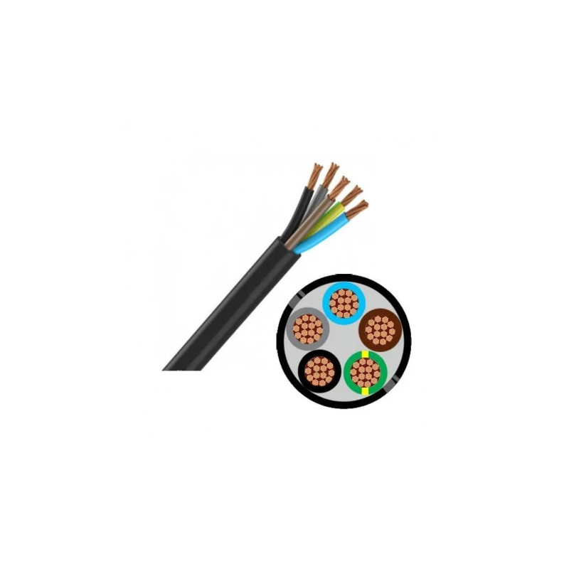 CABLE - R2V - 5G6mm² - AU METRE