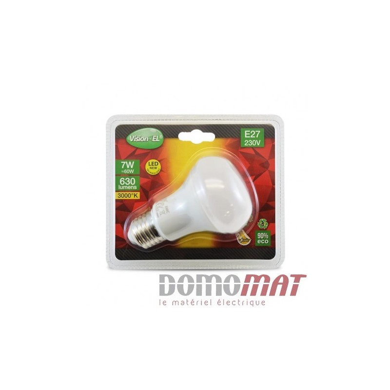 Acheter ampoule LED E27 SPOT R63 7W - 3000°K - 630 lm de Vision El